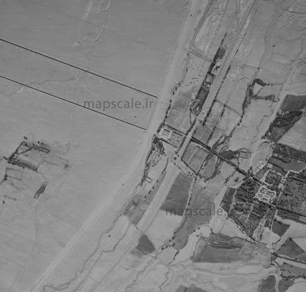 دانلود نقشه های هوایی سال 1342 اراضی روستایی و دانلود عکس هوایی روستایی ...
